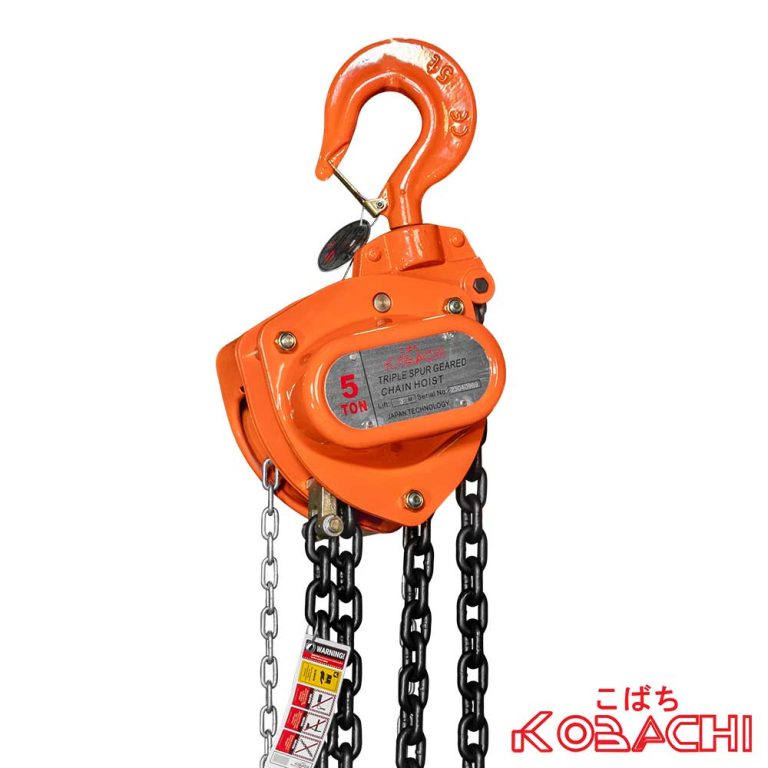 Kobachi Chain Block Hoist Manual 5 Ton 3/5 M | Japan Technology