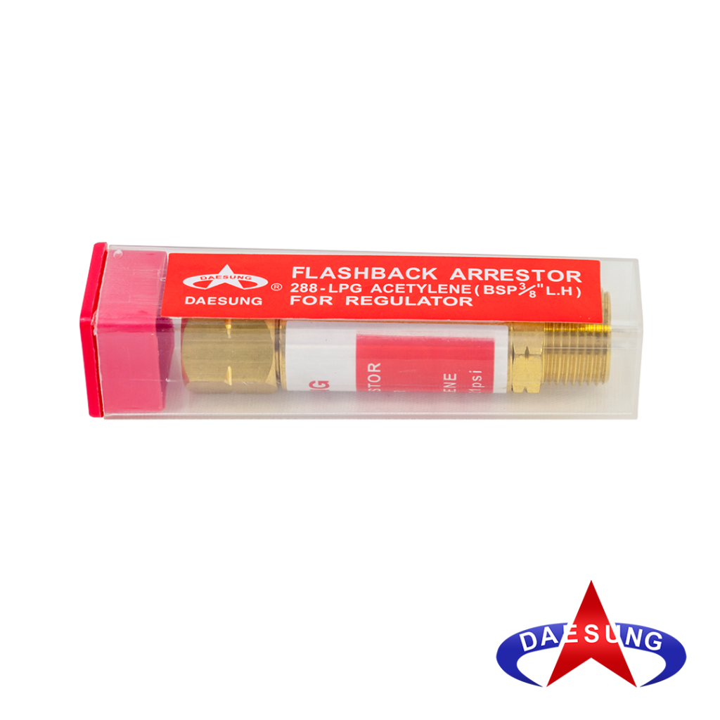 DAESUNG FLASHBACK ARRESTOR FOR REGULATOR (OXYGEN / ACETYLENE / LPG)