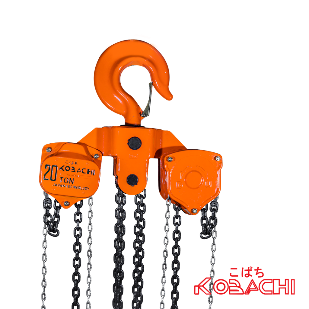KOBACHI CHAIN BLOCK HOIST MANUAL VT TYPE - 20 TON (10/15 METER) JAPAN ...