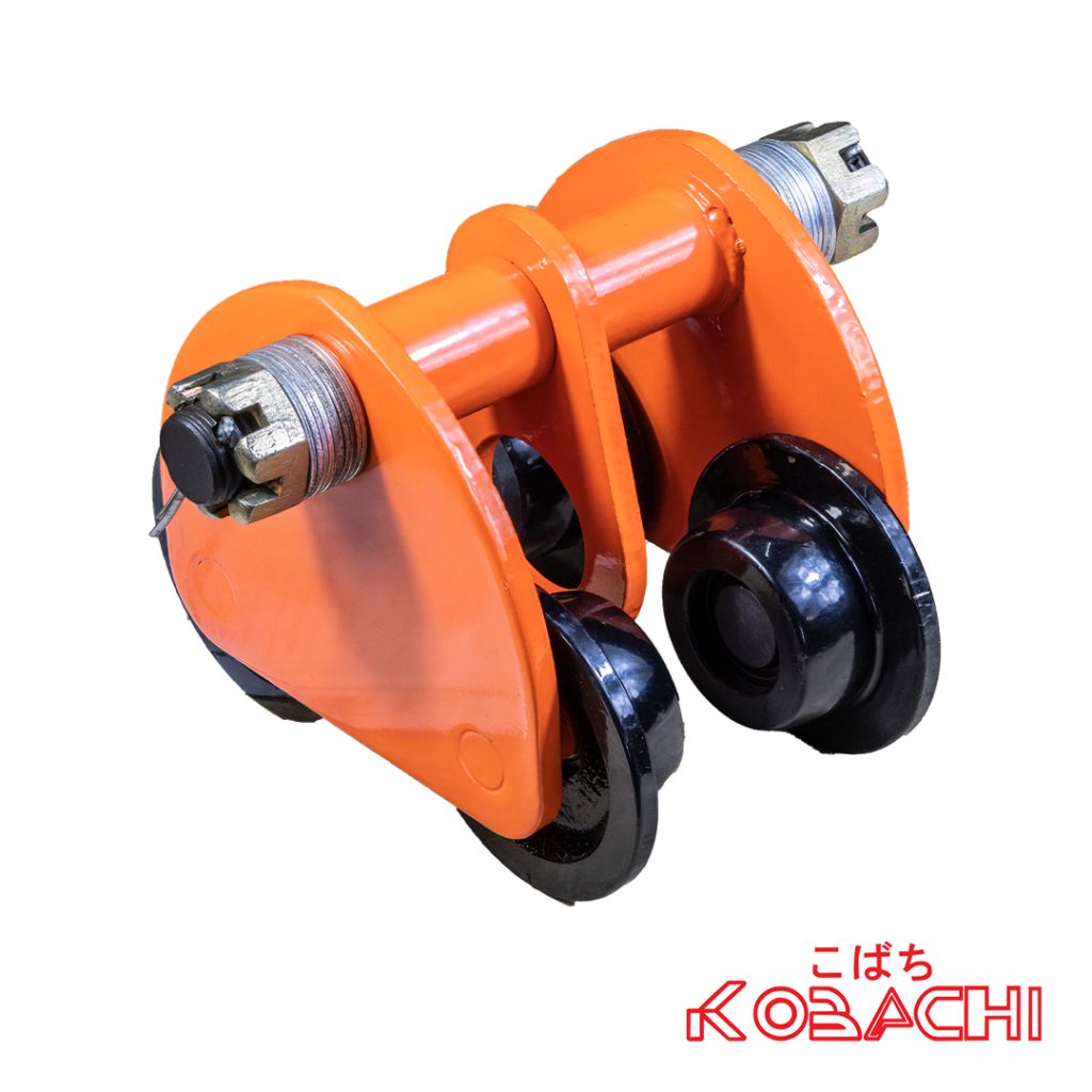 KOBACHI PLAIN TROLLEY CHAIN BLOCK HOIST HVP-II 2 TON JAPAN TECHNOLOGY