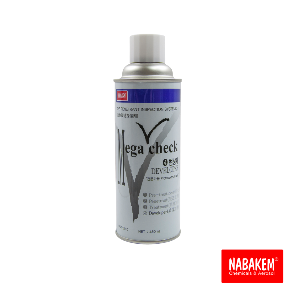 NABAKEM MEGA CHECK DEVELOPER COLORING/DYE PENETRANT DEVELOPER, WHITE ...