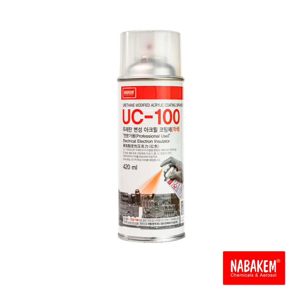 NABAKEM UC-100 RED URETRANE MODIFIED ACRYLIC COATING SPRAY ...