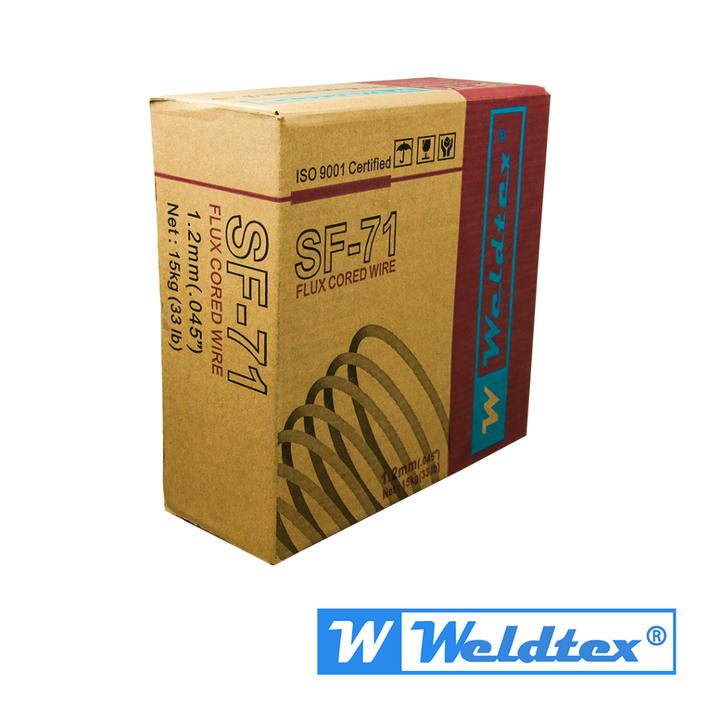 WELDTEX GAS SHIELDED FLUX CORED WIRE SF-71 E-71T-1 (1.2/1.6 MM)